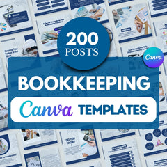 200 Bookkeeping - Social Media Templates – Viralcontent.design