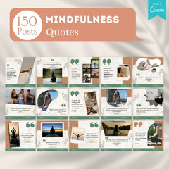 400 Mindfulness Posts - Social Media Templates – Viralcontent.design