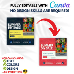 70 Hardware Store Promotion Canva Templates – Viralcontent.design