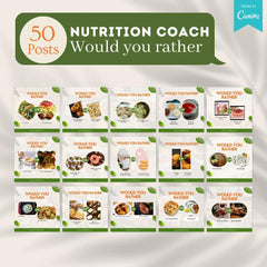 500 Nutrition Coach Posts - Social Media Templates – Viralcontent.design