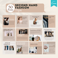 250 Second Hand Fashion Posts - Social Media Templates – Viralcontent ...