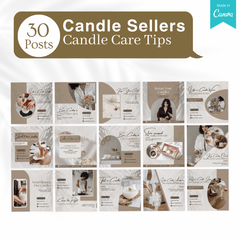 230 Candle Posts - Social Media Templates – Viralcontent.design