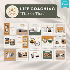 500 Life Coaching Posts - Social Media Templates – Viralcontent.design