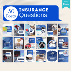500 Insurance Agent Posts - Social Media Templates – Viralcontent.design