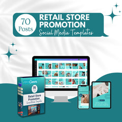 70 Retail Store Promotion Canva Templates – Viralcontent.design