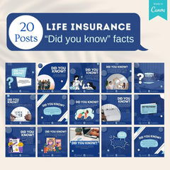 220 Life Insurance Posts - Social Media Templates – Viralcontent.design