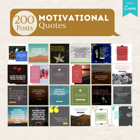 400 Motivational Posts - Social Media Templates – Viralcontent.design