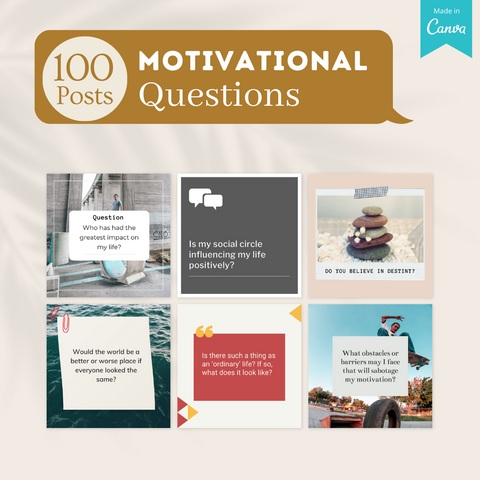 400 Motivational Posts - Social Media Templates – Viralcontent.design